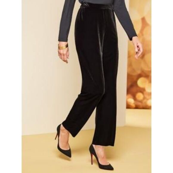 Alex Evenings | Pants & Jumpsuits | Alex Evenings Womens Plus Sz Pants 3x Highrise Pullon Velvet ...